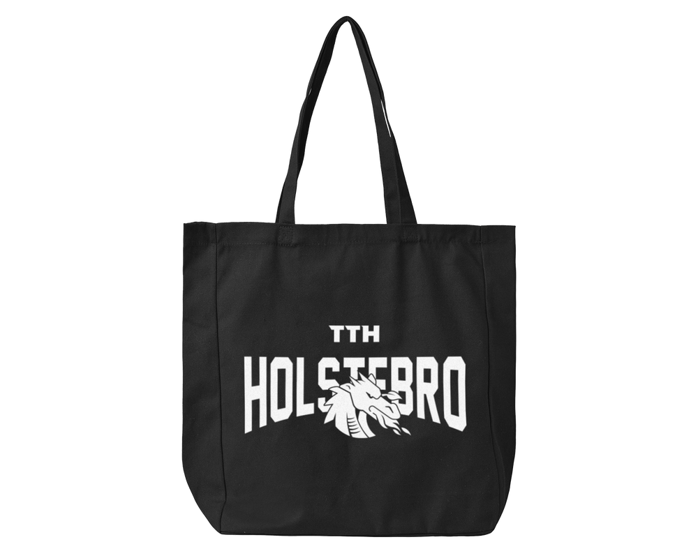 TTH Holstebro bomuldspose, sort